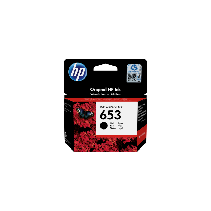 HP 653 Black Original Ink Advantage Cartridge | Shop Online In SA