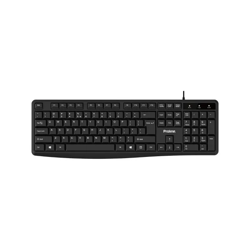 Proline Usb Keyboard Black 1Point4M Cable | Shop Online In SA